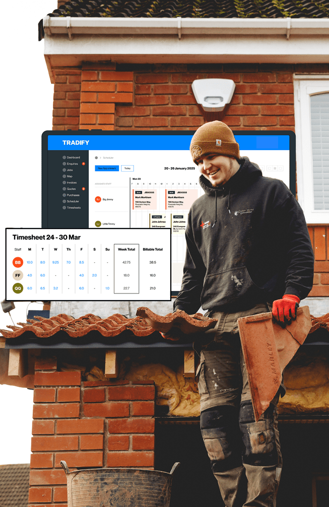 Construction Job Tracking Software | Try Free! | Tradify™